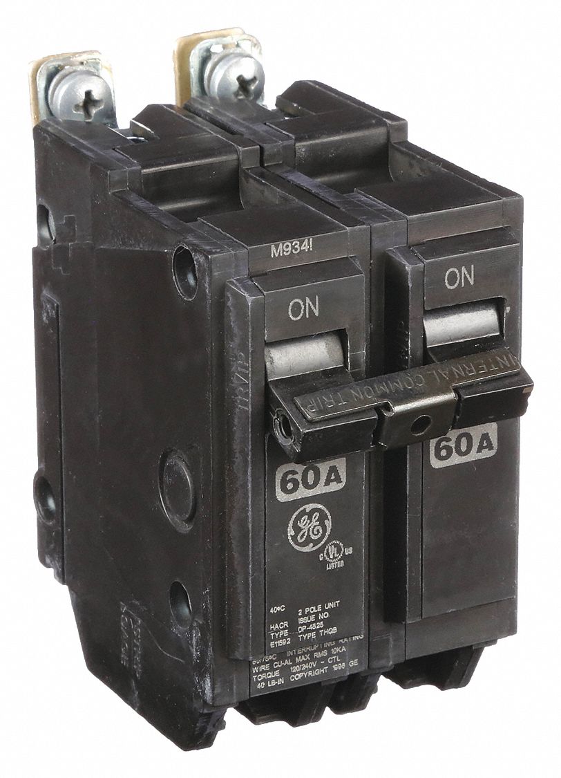 GE, THQB, 60 A, Miniature Circuit Breaker - 3HXV7|THQB2160 - Grainger