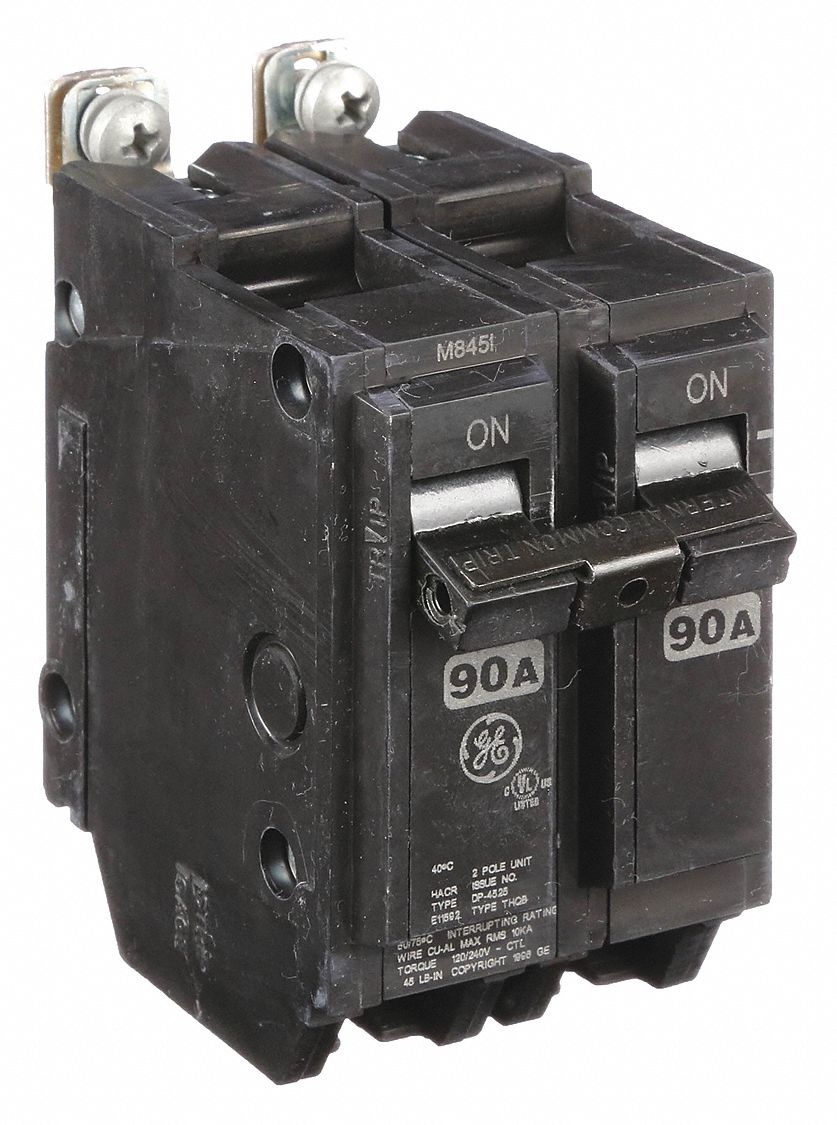 GE, THQB, 90 A, Miniature Circuit Breaker - 3HXW1|THQB2190 - Grainger