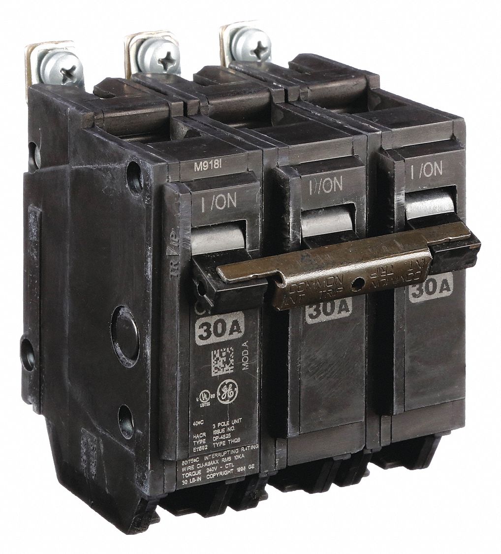 GE, THQB, 30 A, Miniature Circuit Breaker - 3HXW5|THQB32030 - Grainger