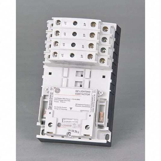 GE Lighting Magnetic Contactor, 277V AC Coil Volts, Contactor Type ...