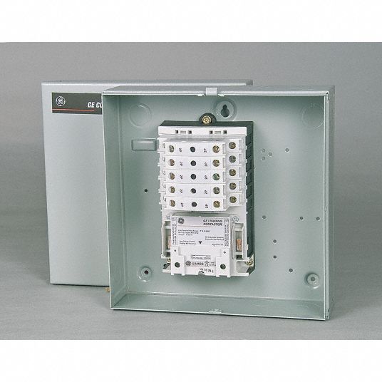GE Lighting Magnetic Contactor: 10 Poles, 120V AC, 30 A Full Load Amps ...