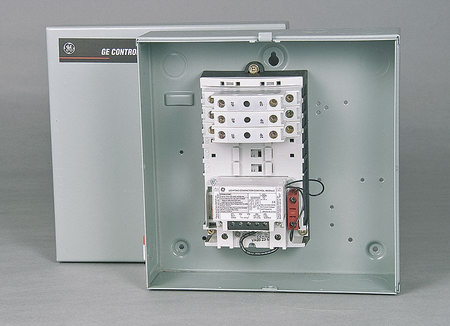GE, 6 Poles, 120V AC, Lighting Magnetic Contactor - 3HYF2 ...