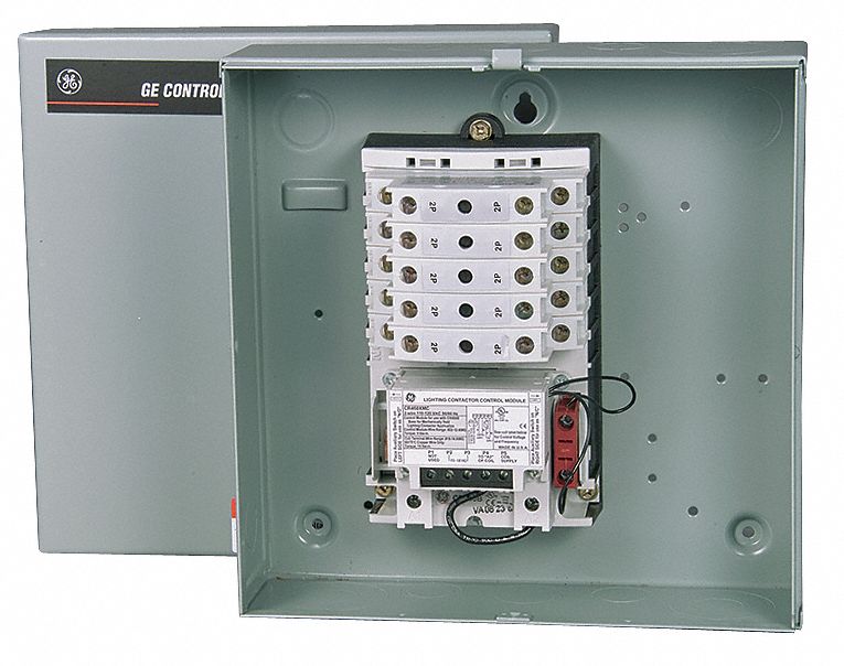 GE, 10 Poles, 120V AC, Lighting Magnetic Contactor - 3HYG9 ...