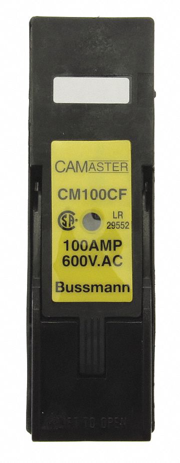 BUSSMANN, Finger-Safe, 1 Pole, Fuse Block - 3HZ59|CM100CF - Grainger