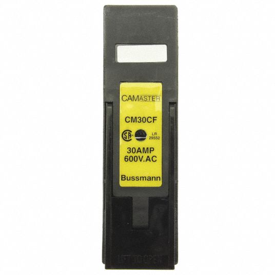 BUSSMANN, Finger-Safe, 1 Pole, Fuse Block - 3HZ61|CM30CF - Grainger