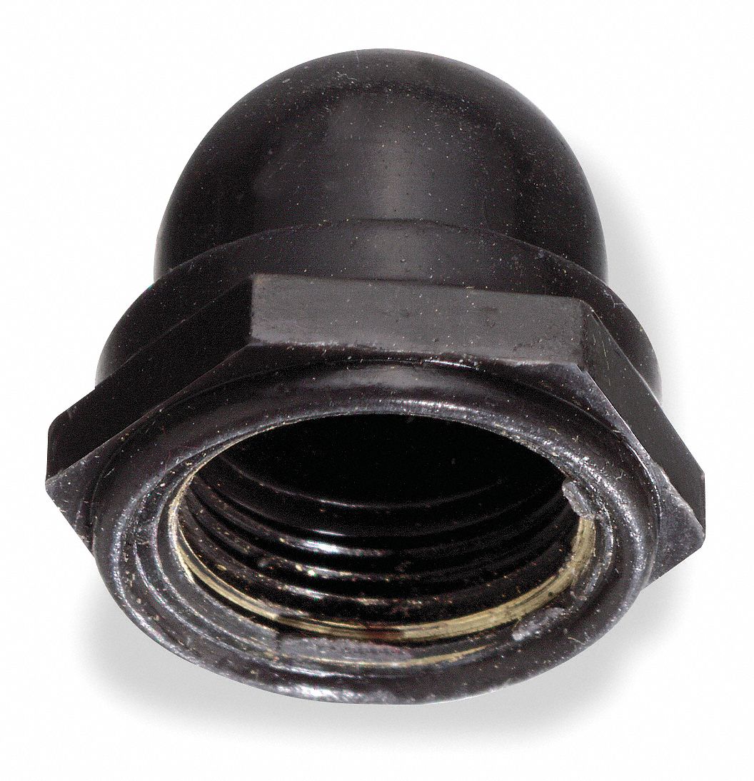 HUBBELL WIRING DEVICE-KELLEMS Push Button Boot, Black - 3HZ98|MHB11 ...