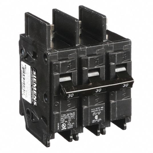 30 A Amps, 240V AC, Miniature Circuit Breaker - 3HZV4|BQ3B030 - Grainger