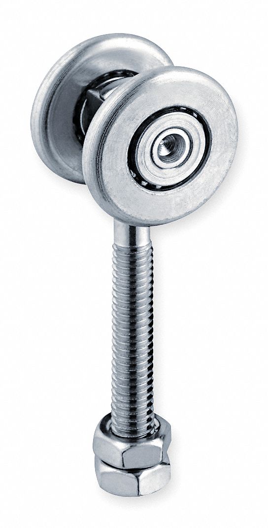 XY Box Track Hanger, US2C-Bright Zinc-for 300 lb doors - Grainger