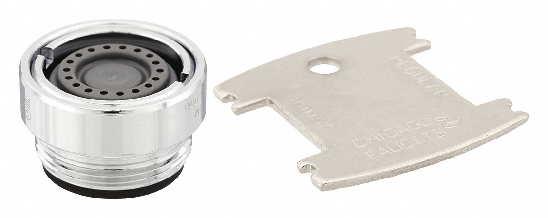 CHICAGO FAUCETS, 0.5 gpm Flow Rate, Spray Flow Outlet, Outlet - 3JAM5 ...