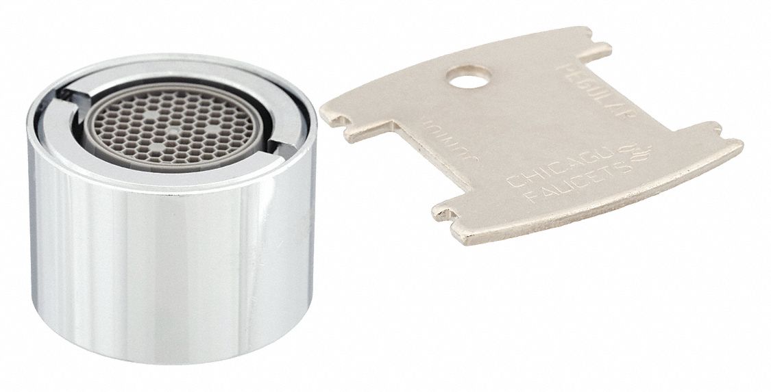 CHICAGO FAUCETS, 2.2 gpm Flow Rate, Laminar Flow Outlet, Outlet - 3JAM9 ...