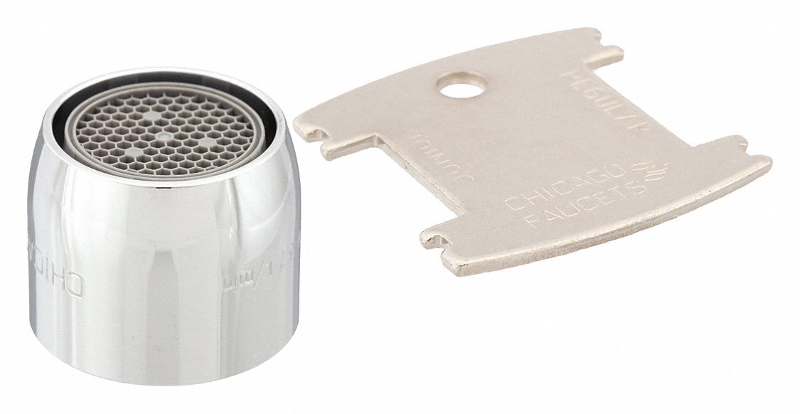 CHICAGO FAUCETS, 1.5 gpm Flow Rate, Laminar Flow Outlet, Outlet - 3JAR4 ...