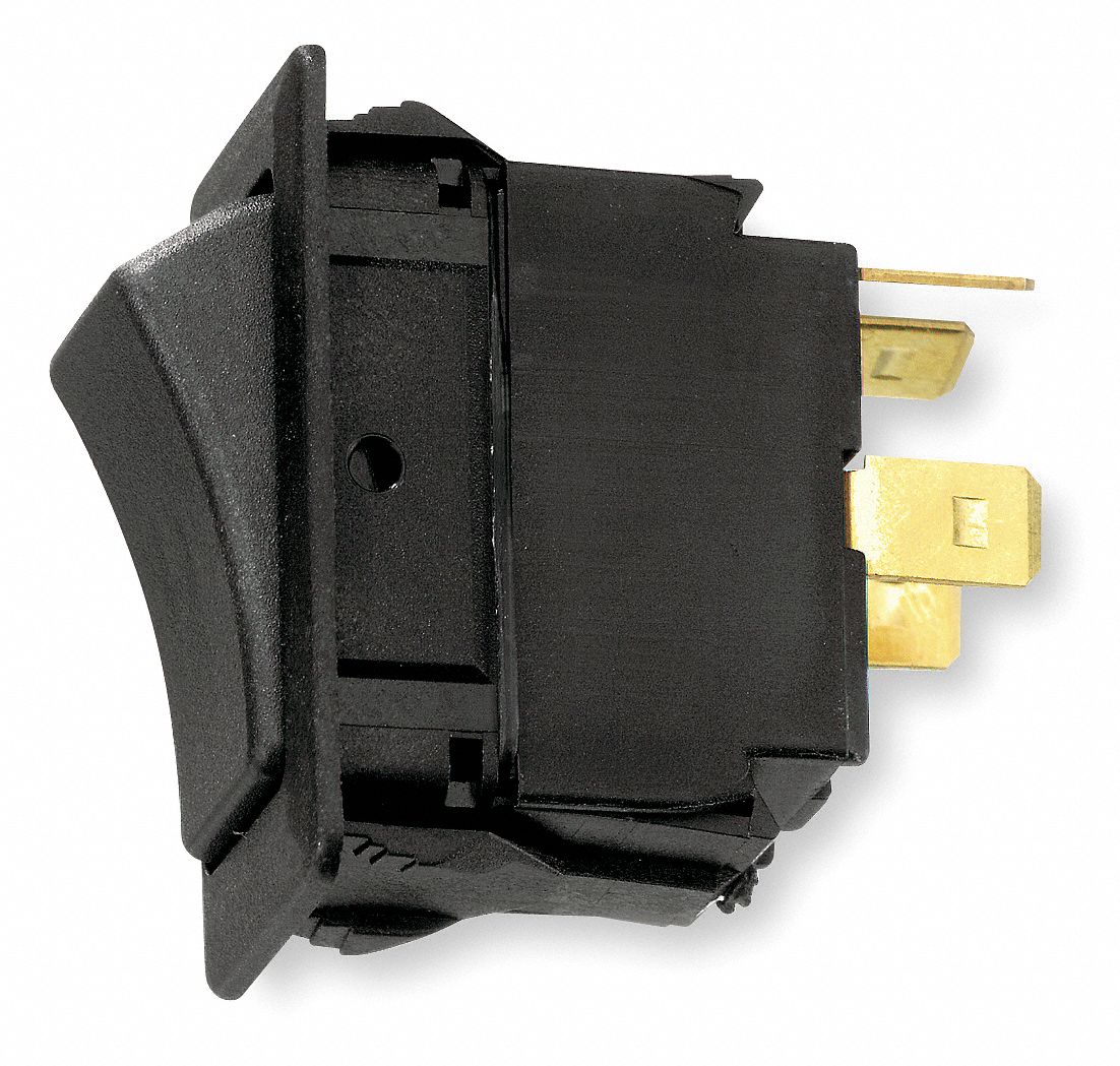 HUBBELL WIRING DEVICE-KELLEMS, 2 Positions, DPST, Marine Rocker Switch ...