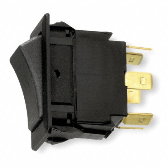 HUBBELL WIRING DEVICE-KELLEMS, 3 Positions, DPDT, Marine Rocker Switch ...