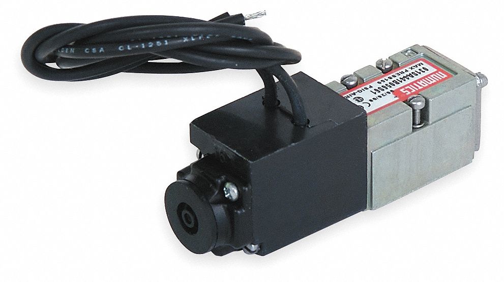 24V DC, Four-Way / Two-Position, Solenoid Air Control Valve - 3JCH9|031SA400B000061 - Grainger