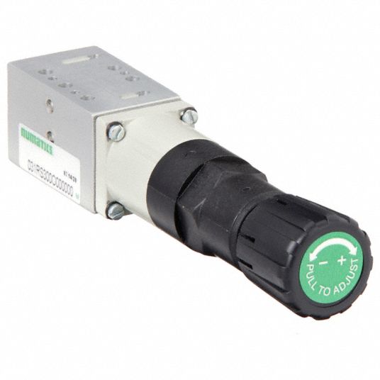 NUMATICS, 14 cfm Max Flow Rate, 3 psi to 30 psi, Sandwich Single Air ...