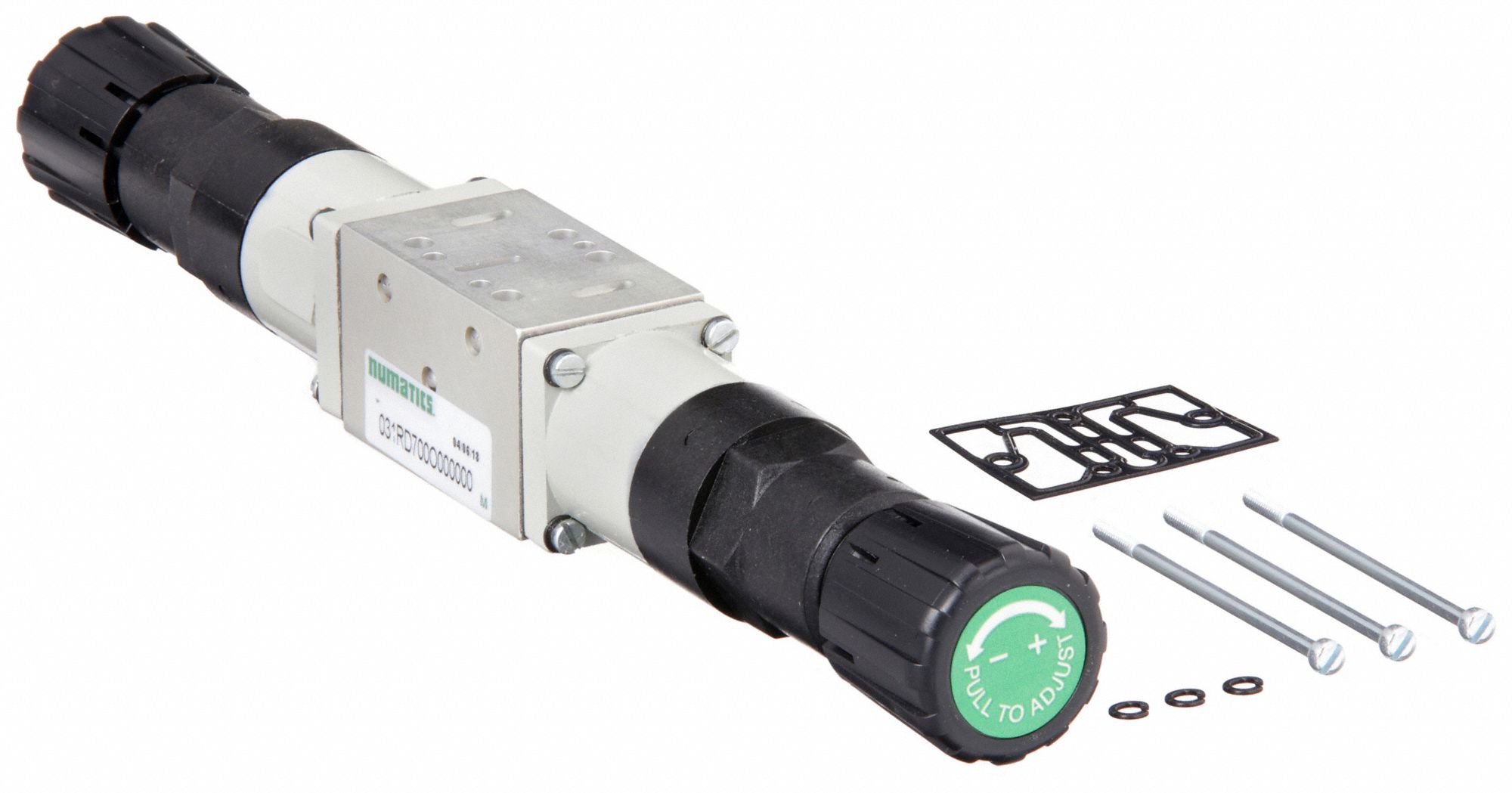 NUMATICS Sandwich Dual Air Regulator: 14 cfm Max Flow Rate, 10 psi to ...