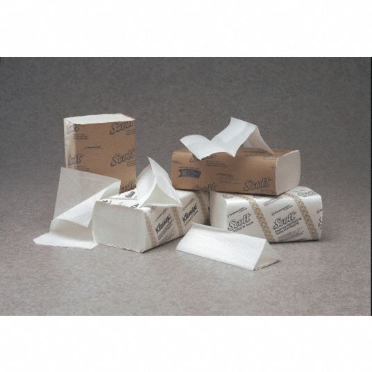 KIMBERLY-CLARK, White, 150 Sheets, Embossed Paper Towel Sheets - 3JFC7 ...