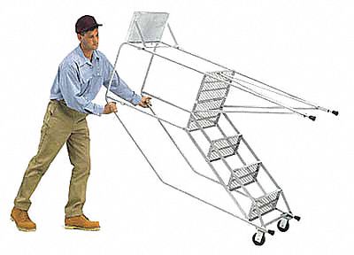 Rolling Ladder,Steel,60 In.H - Grainger