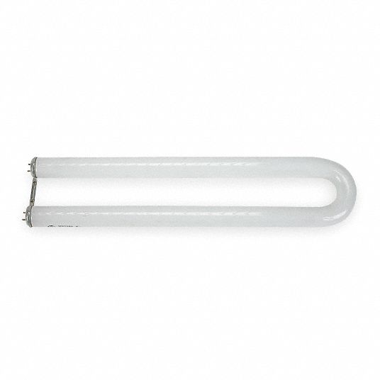 GE LIGHTING U-Shaped Fluorescent Lamp, T12, Medium Bi-Pin (G13), Lumens ...