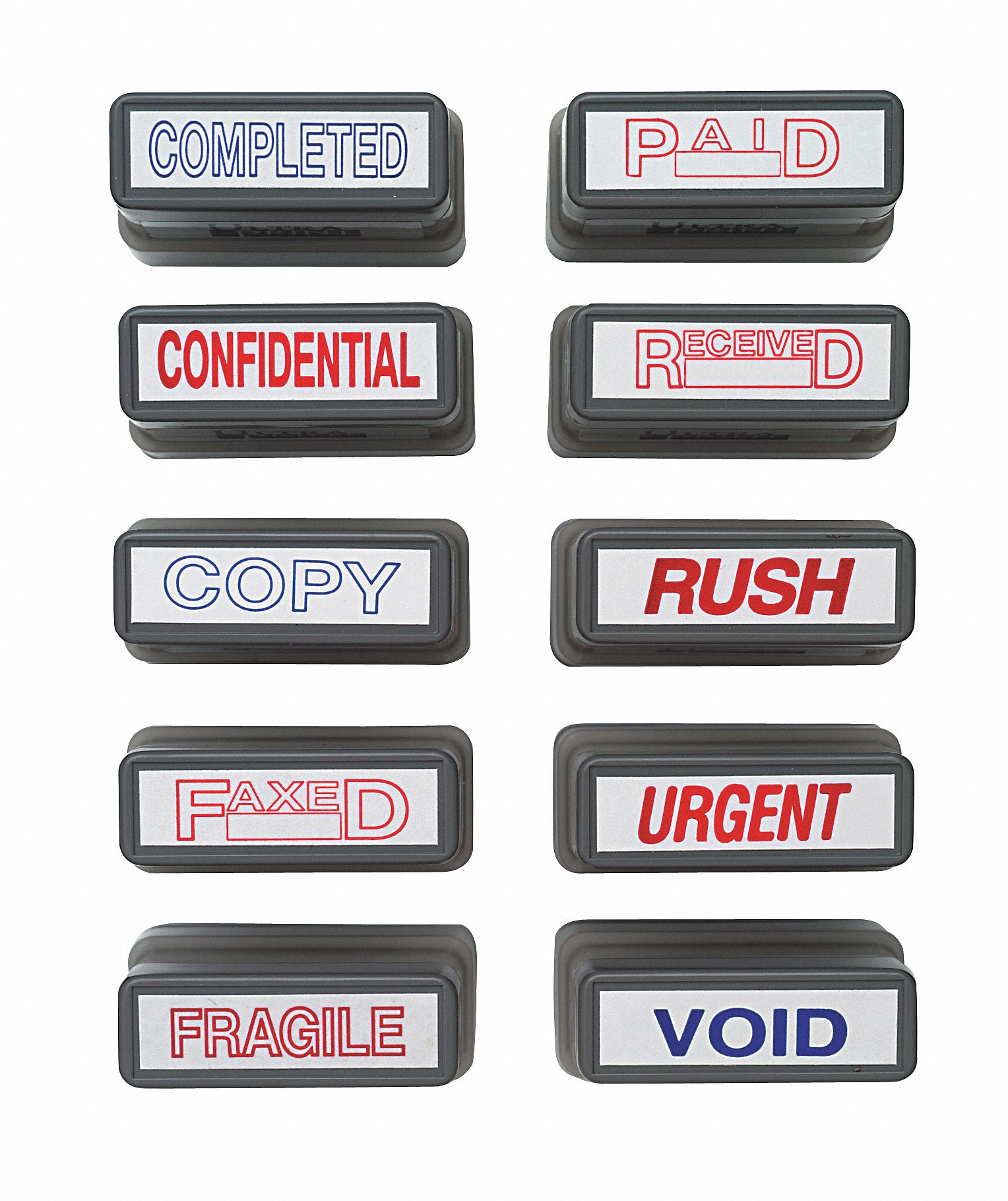 Copy, Blue, Pre-Inked Stamp - 3JLE5|UP3004 - Grainger