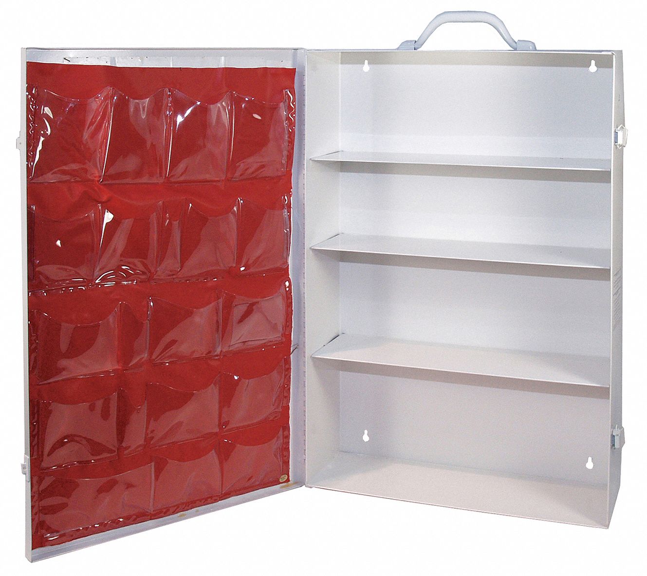 Pockets, White, Empty First Aid Cabinet - 3JMJ9|701MTM - Grainger