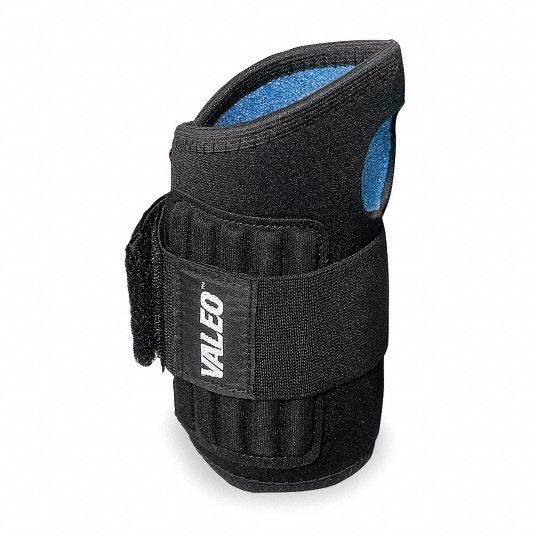 Single Strap Wrist Support, Neoprene Material, Black, M - Grainger