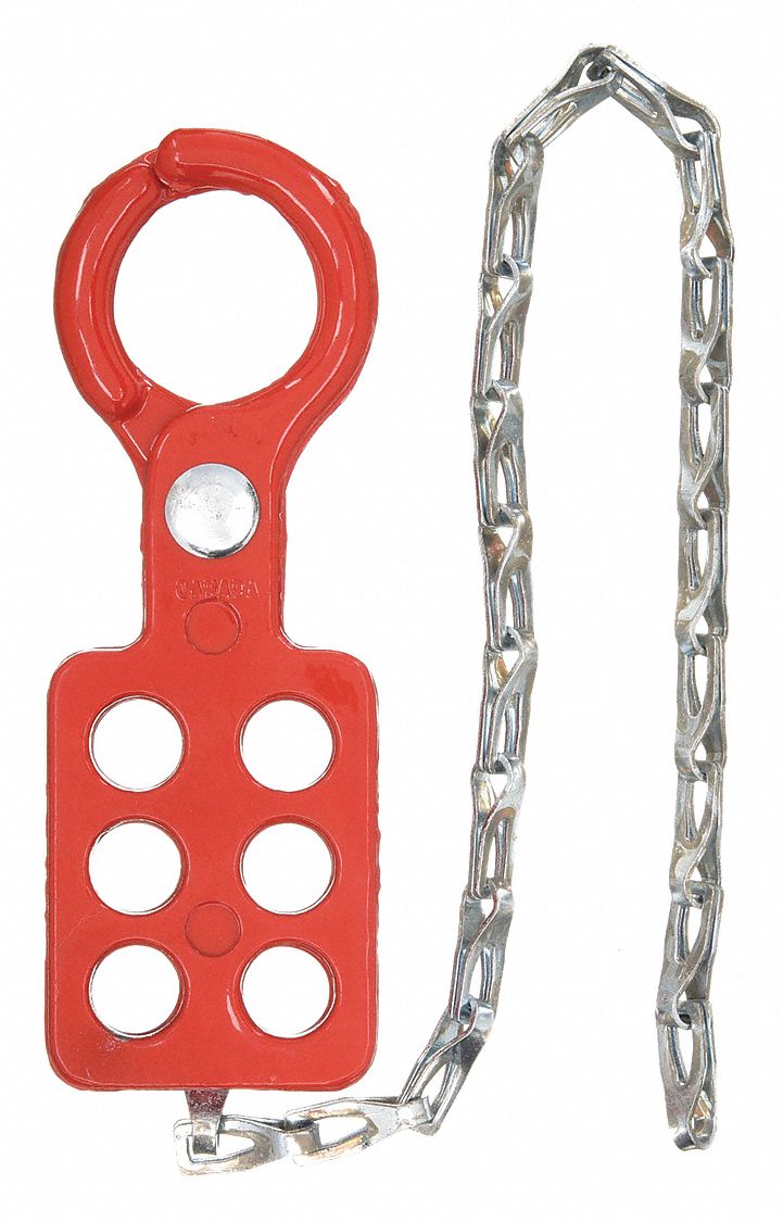 Lockout Hasp, Standard Lockout Hasp Style, Aluminum - Grainger