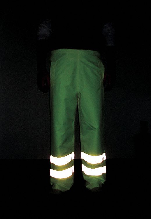 OCCUNOMIX Hi-Visibility Rain Pants - 3JTP9|LUX-TEN-YL - Grainger