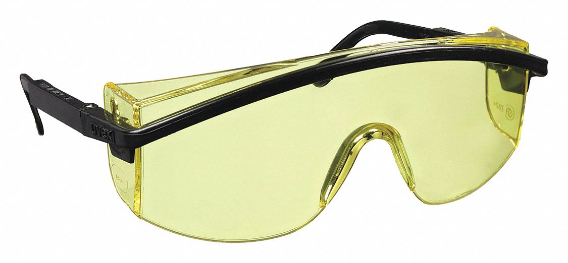 HONEYWELL UVEX, Amber Lens, Half-Frame, Safety Glasses - 3JUC4|S145 ...