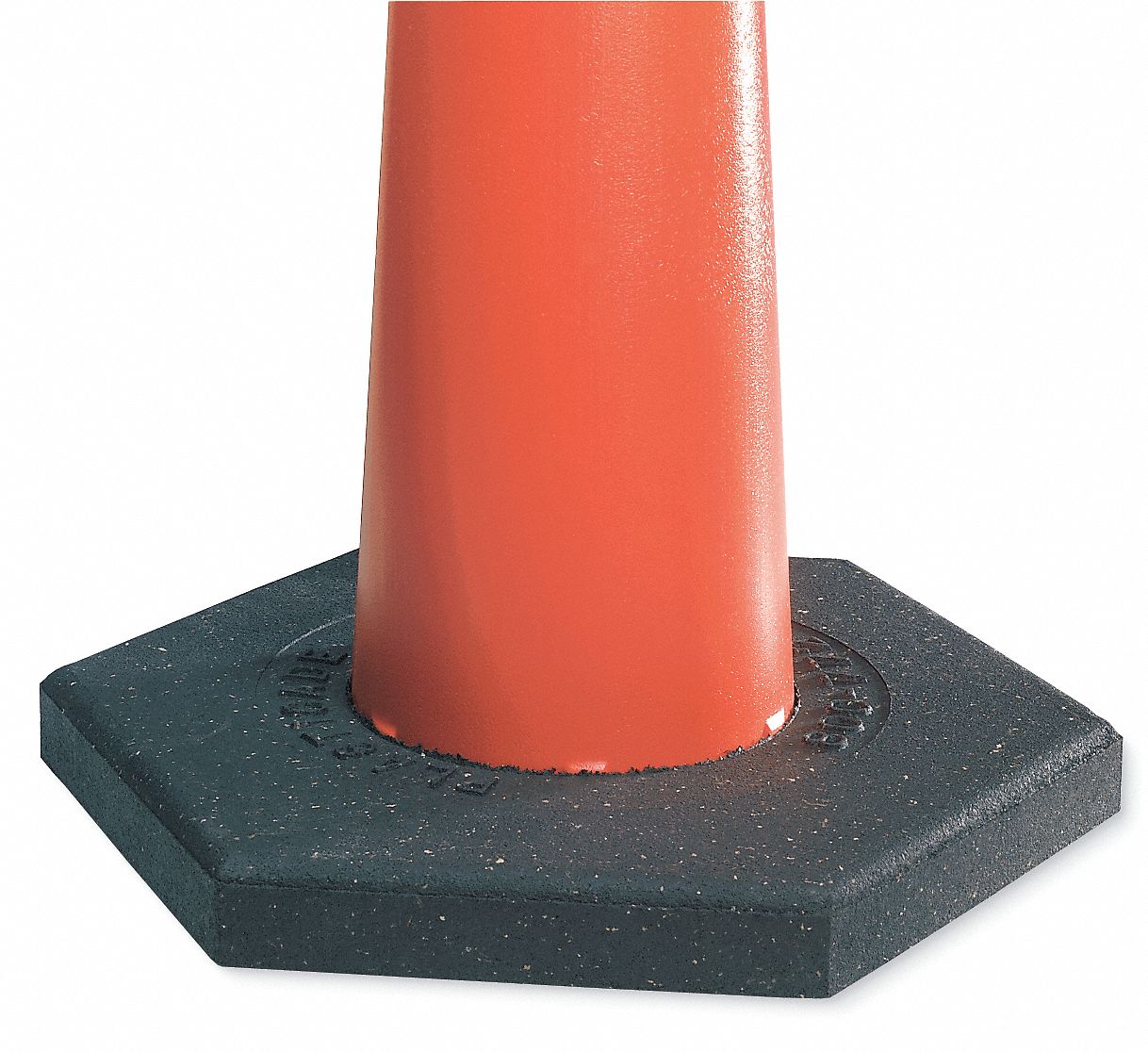 2 in Ht, 20 1/2 in Lg, Traffic Cone Base Weight - 3JVE1|502 RUBBER ...
