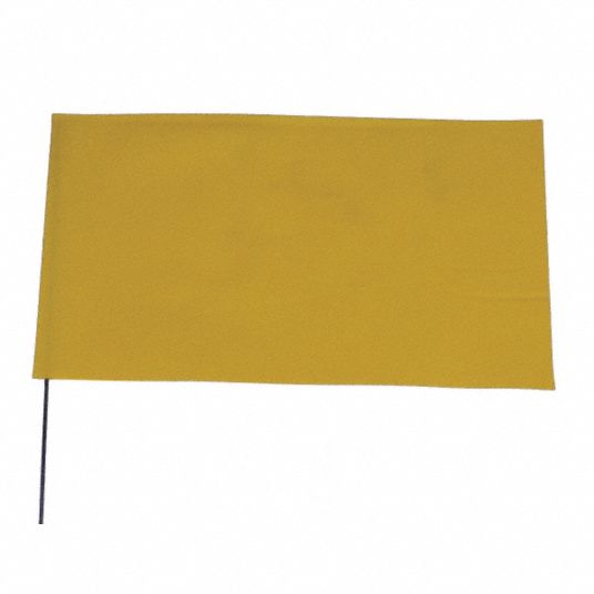 5 in x 8 in Flag Size (HxW), 36 in Staff Ht, Marking Flag - 3JVU6|586W ...