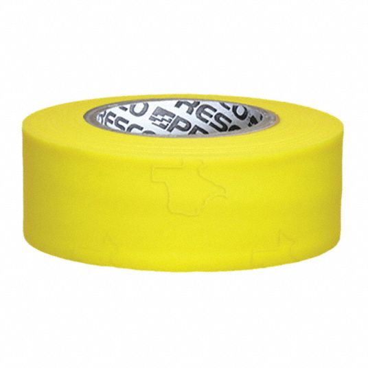 Fluorescent Yellow, No Legend, Flagging Tape - 3JVZ4|TXYG-200 - Grainger