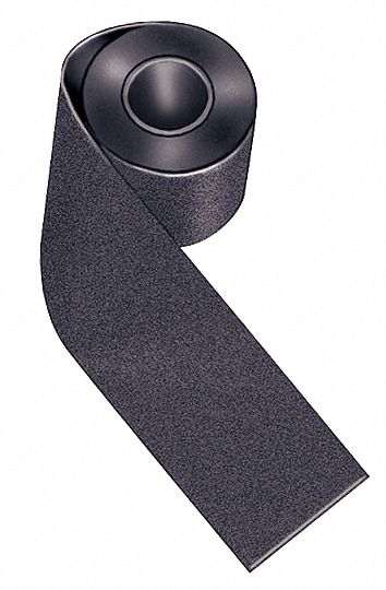 Antislip Tape, Solid, Black, Grit Size 46 - Grainger