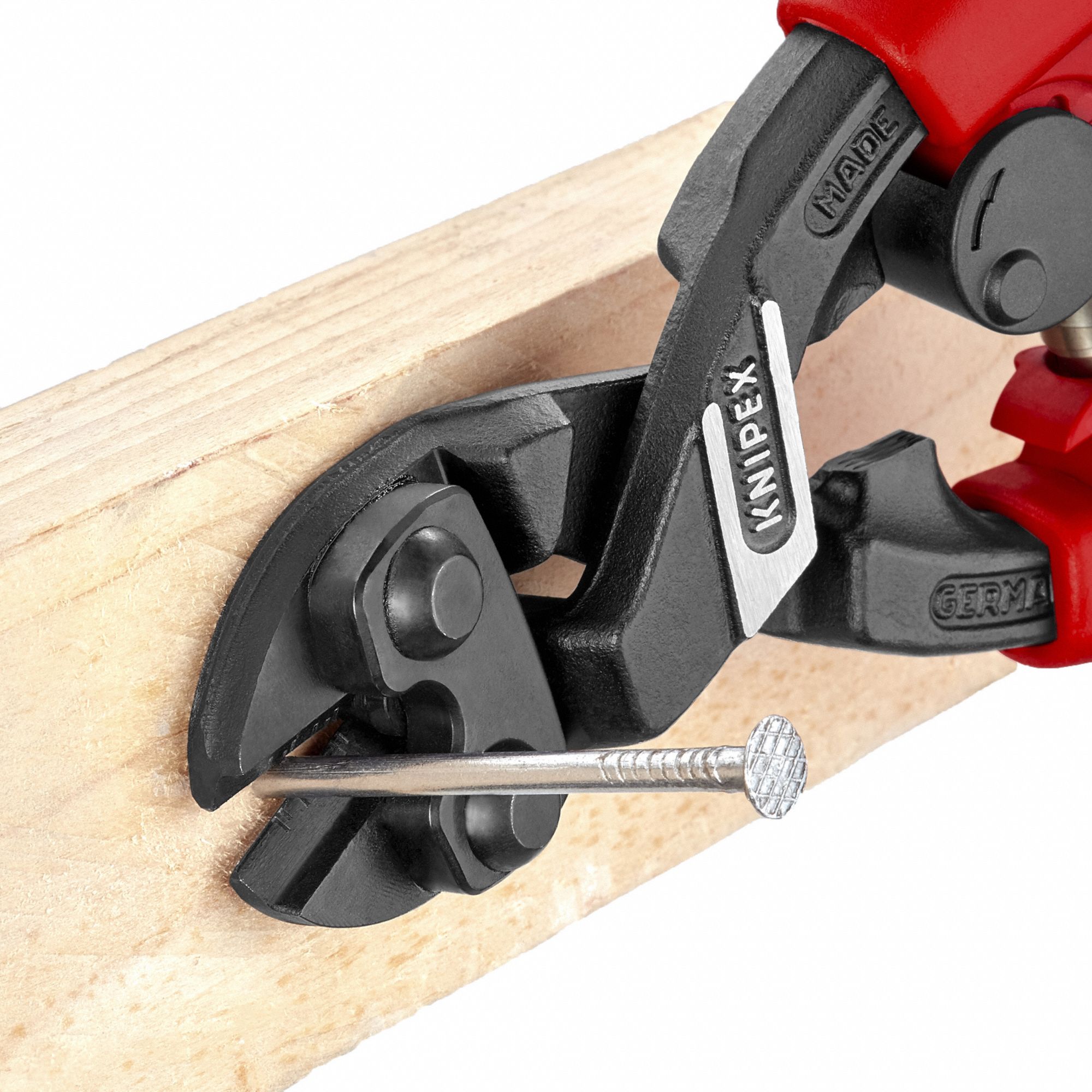 KNIPEX Bolt Cutters: Steel, For 1/4 in Max Dia Soft Steel, For 3/16 in ...