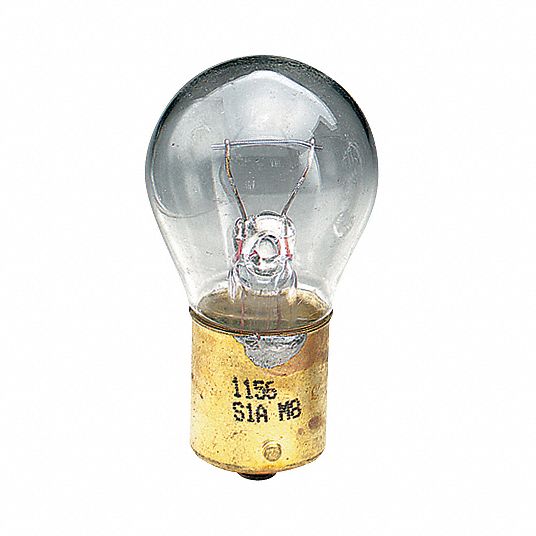 PSE AMBER Automotive Replacement Bulbs, S8, Single Contact Bayonet ...