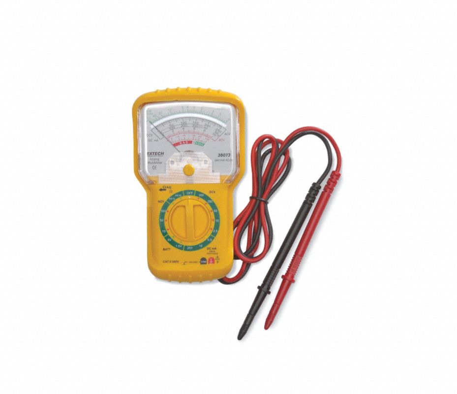 EXTECH Multímetro Análogo en Miniatura,300 - 3JZK7 | 38073 - Grainger ...