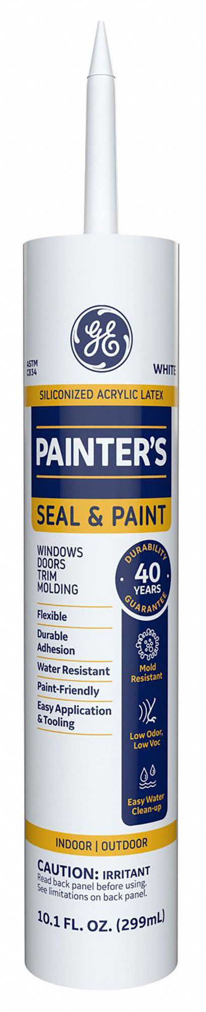GE, Painter's, White, Acrylic Latex Caulk - 3KA72|MAP110WT - Grainger