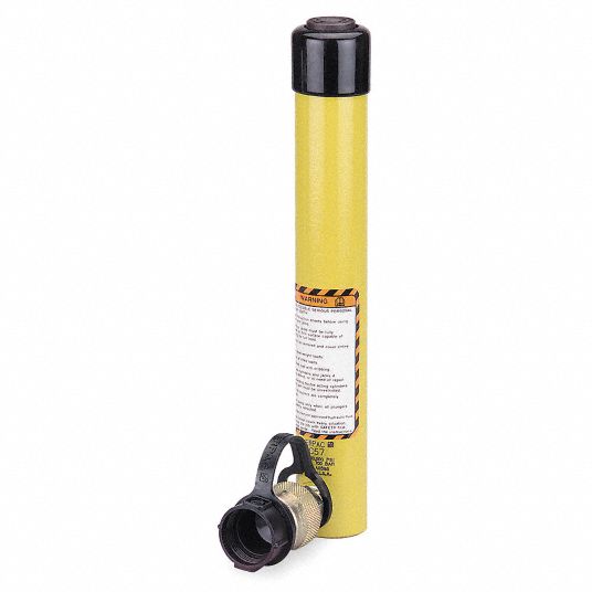 ENERPAC, Single Acting, 11.2 ton Nominal Capacity, Hydraulic Ram ...