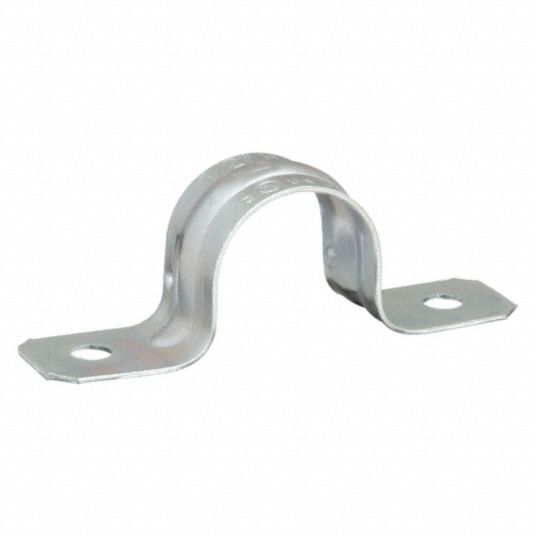 Two Hole Conduit Strap, PK 200 - Grainger