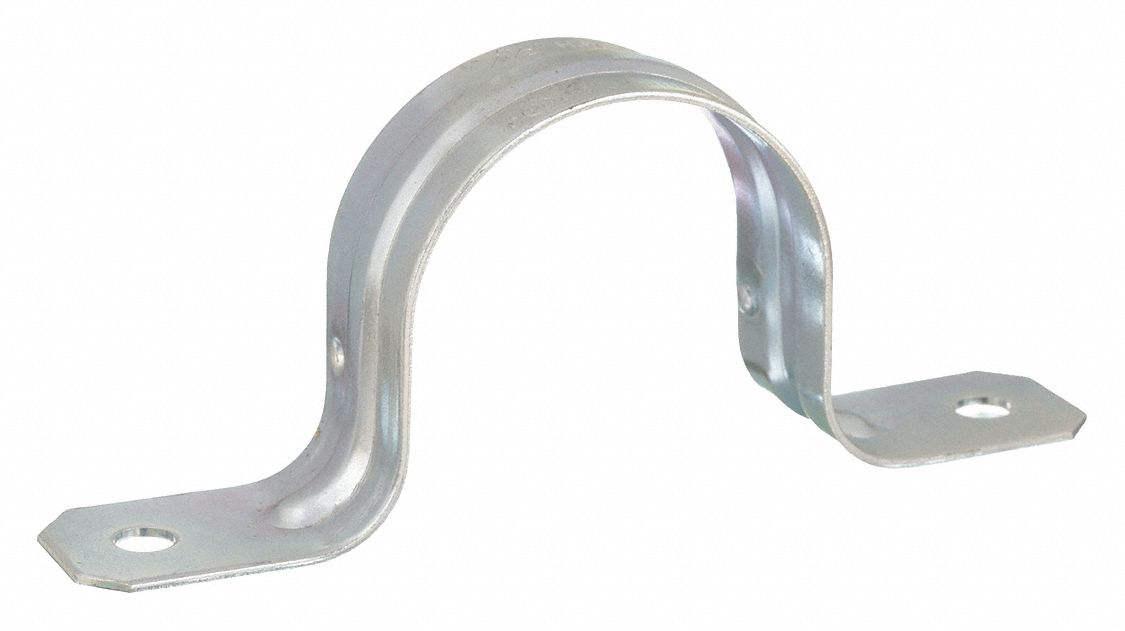 Two Hole Conduit Strap, PK 50 - Grainger