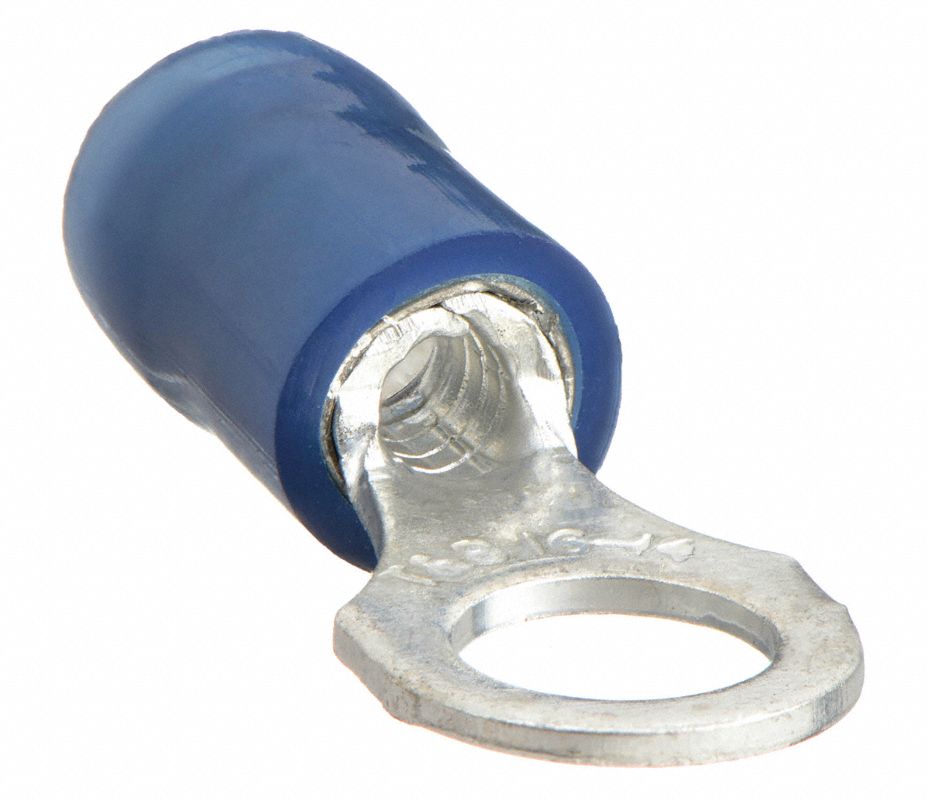 STA-KON Terminal de Anillo , Azul Nylon , Costura Sobrepuesto , 18 a 14 ...