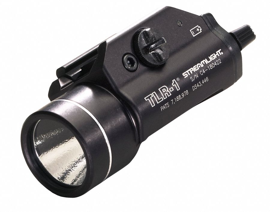 STREAMLIGHT Weapon Mounted Flashlight, LED, 300 lm, Blk - 3KGF3|69110 ...