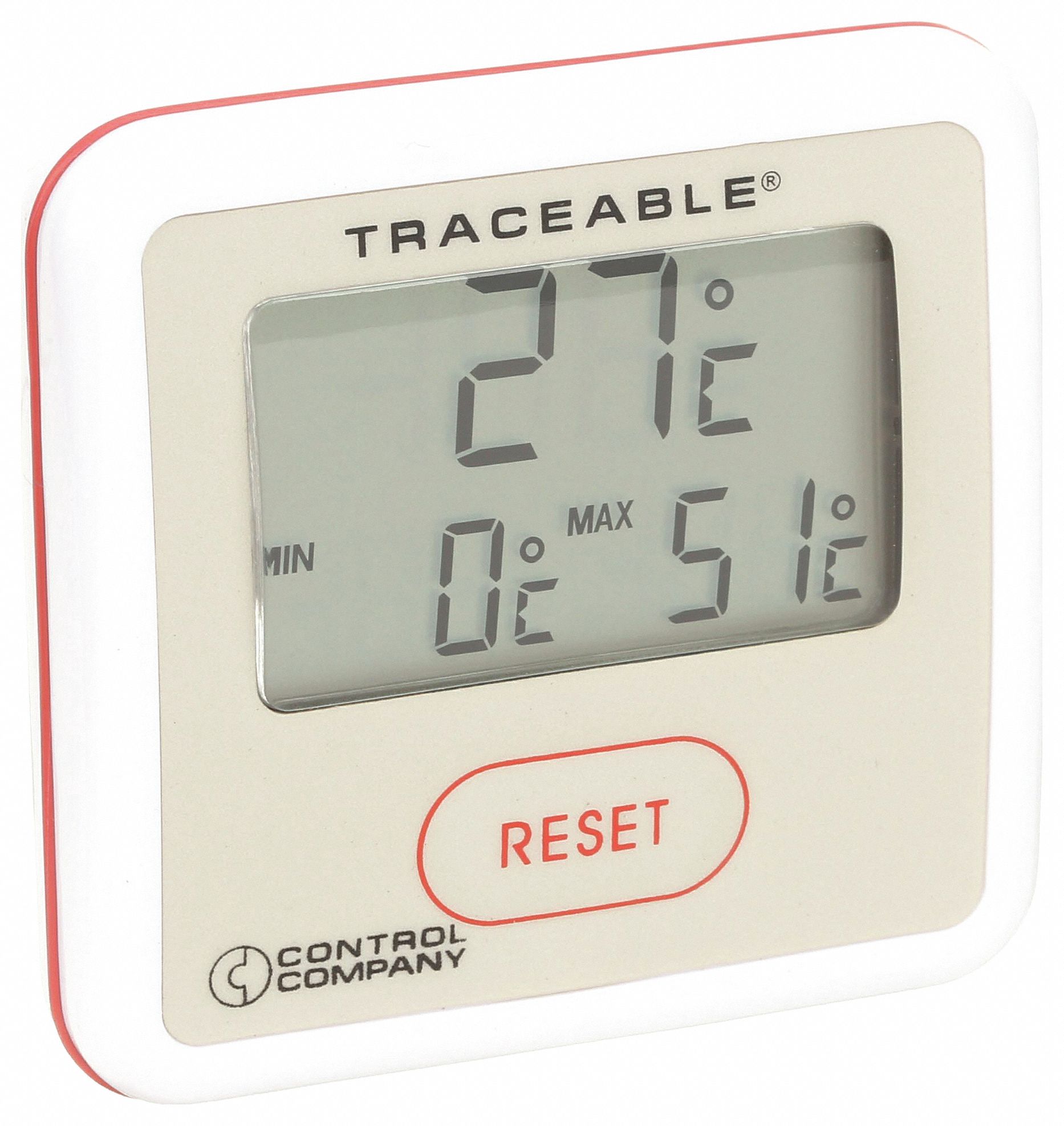 TRACEABLE, -58°F to 158°F /-50°C to 70°C, ±1°C, Digital Thermometer ...