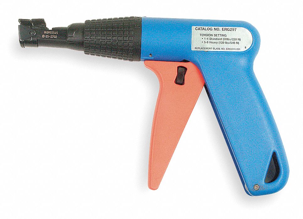 Cable Tie Installation Tool, 360 Degrees Rotatable Nose Heavy Duty ...