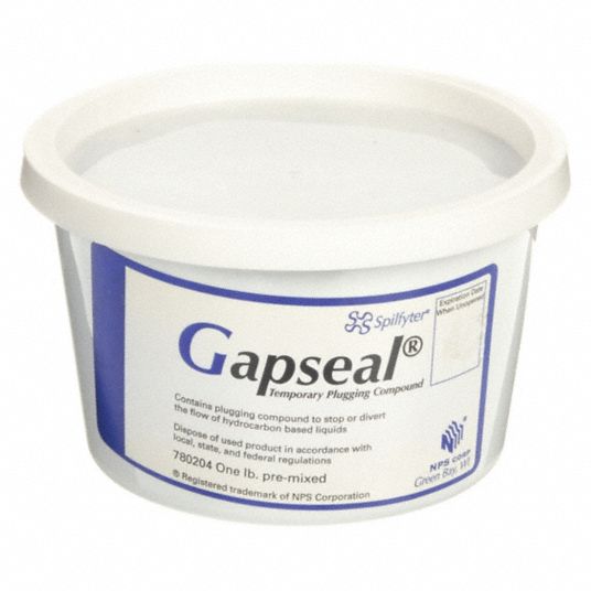 SPILFYTER Specialty Spill Control Plugging Compound, 1 lb Size, Blue to ...