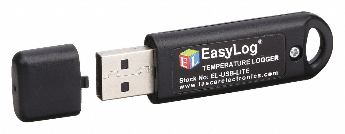 LASCAR, 14°F to 122°F, -10°C to 50°C, Data Logger - 3KME7|EL-USB-LITE ...