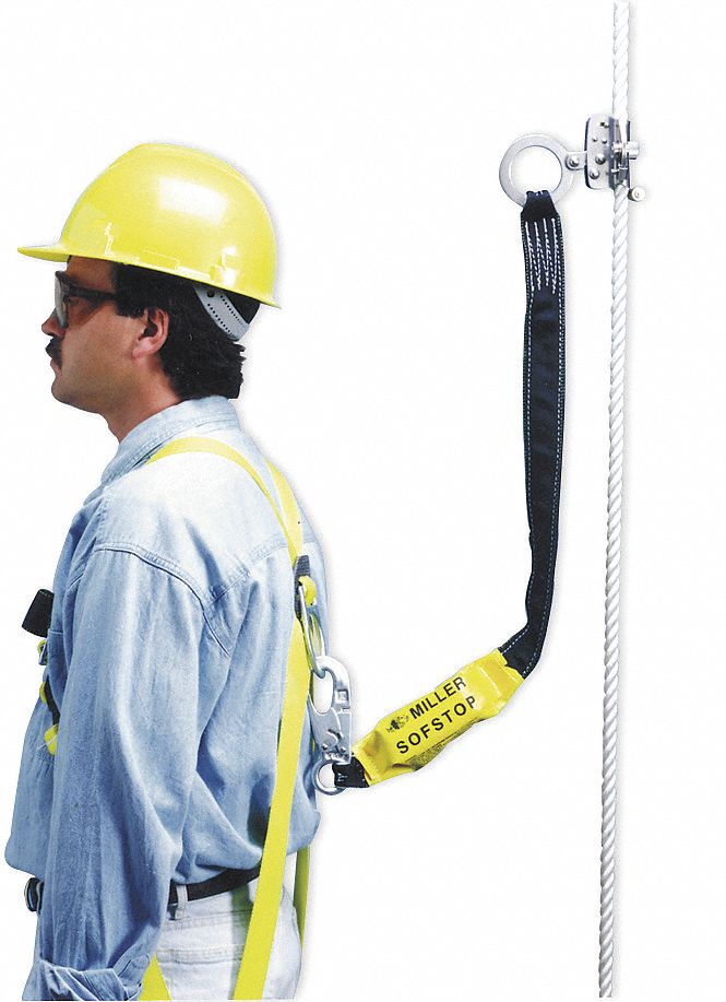 HONEYWELL MILLER, 310 lb Capacity, Stainless Steel, Rope Grab - 19X481 ...