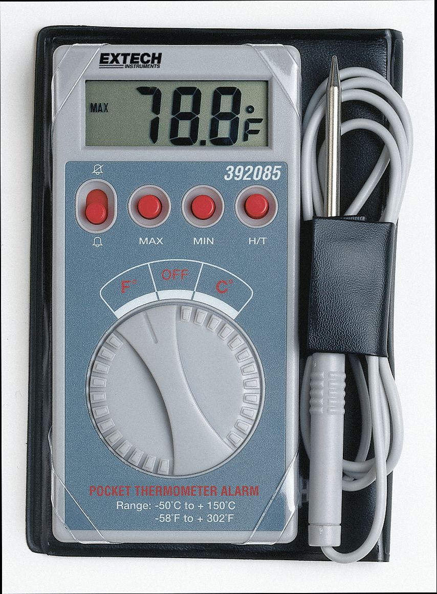 Pocket Thermometer with Alarm - Grainger