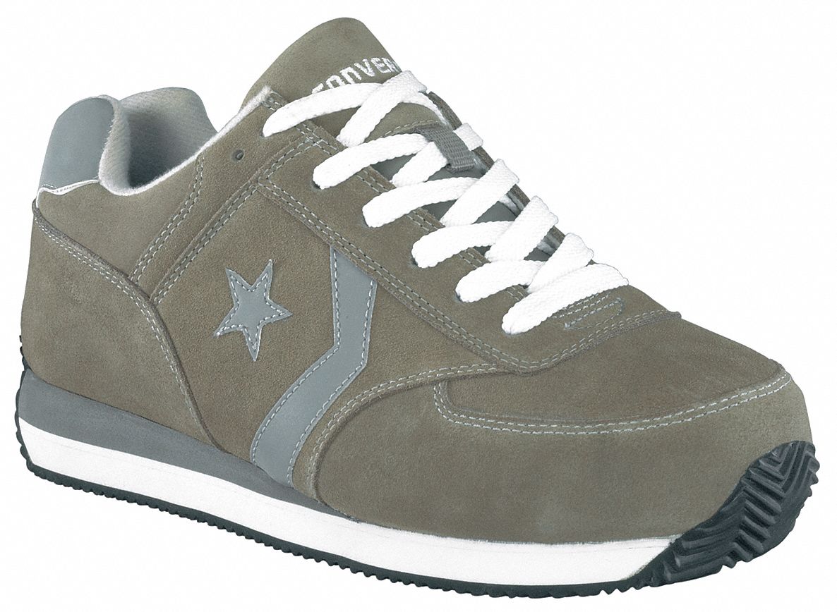 10, M, Women's, Gray, Steel Toe Type, 1 PR - Grainger