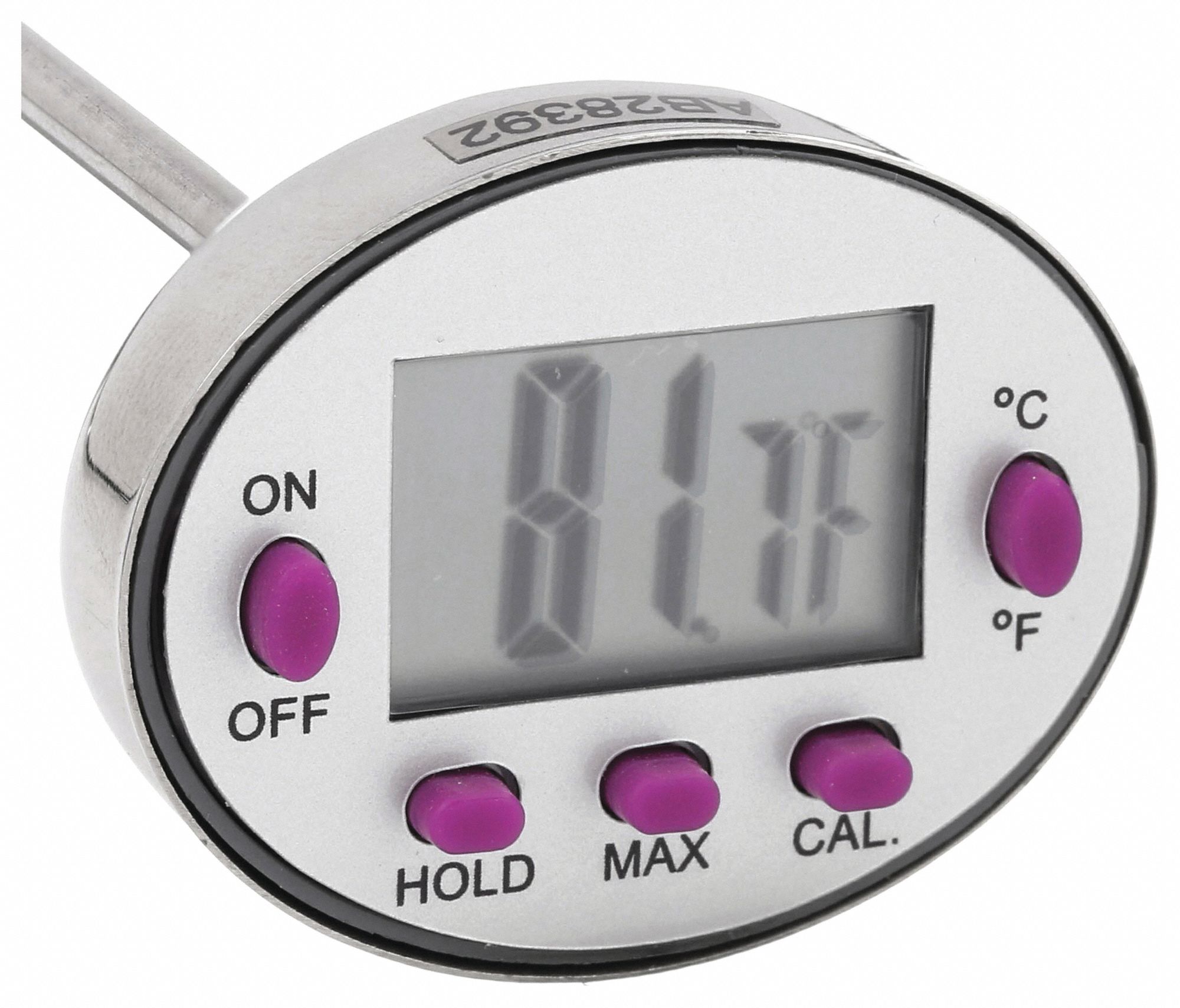 DURAC, Food Safety, LCD, Digital Food Service Thermometer - 3KTK2 ...